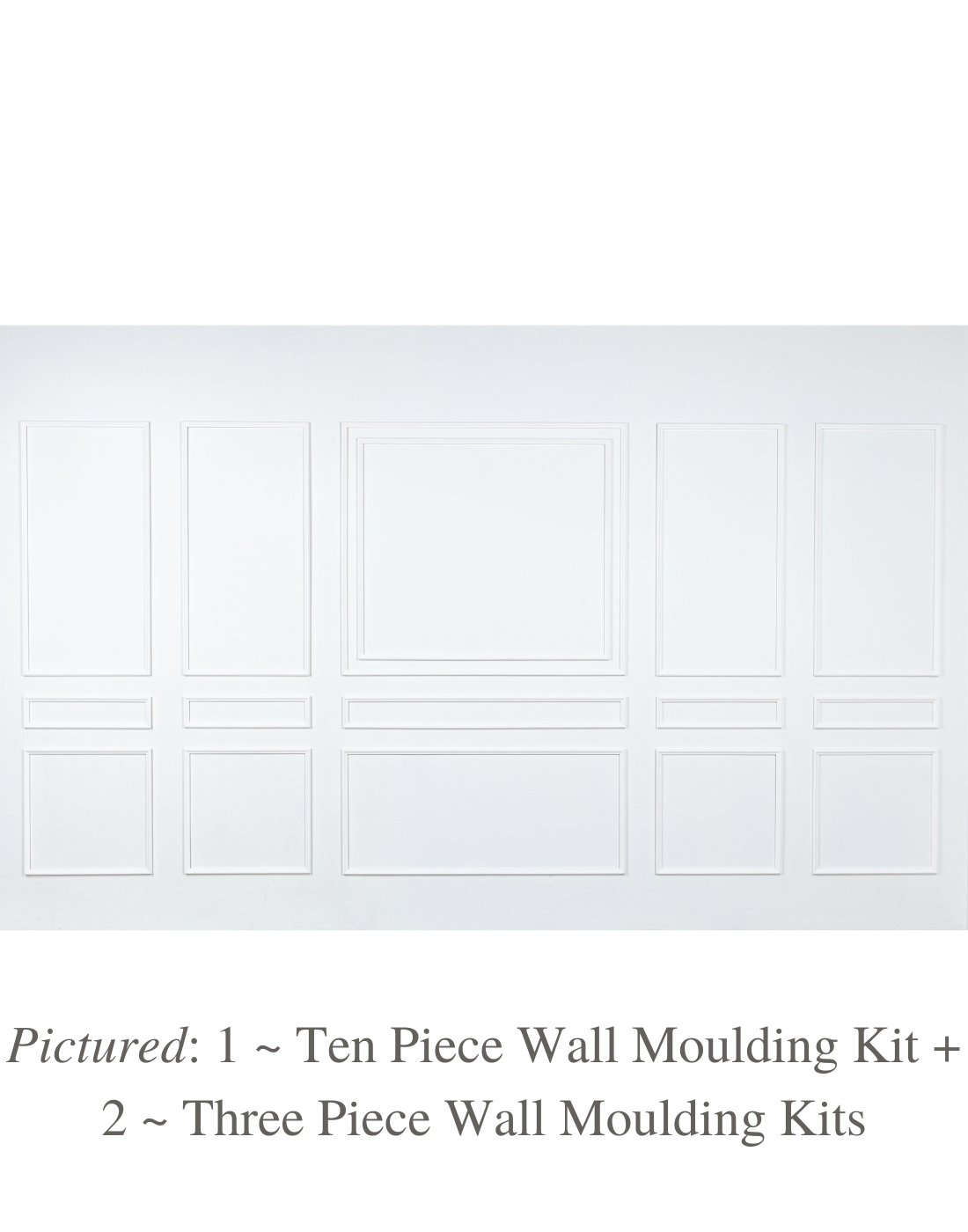 Ten Piece Applied Wall Moulding Kit - Luxe Architectural